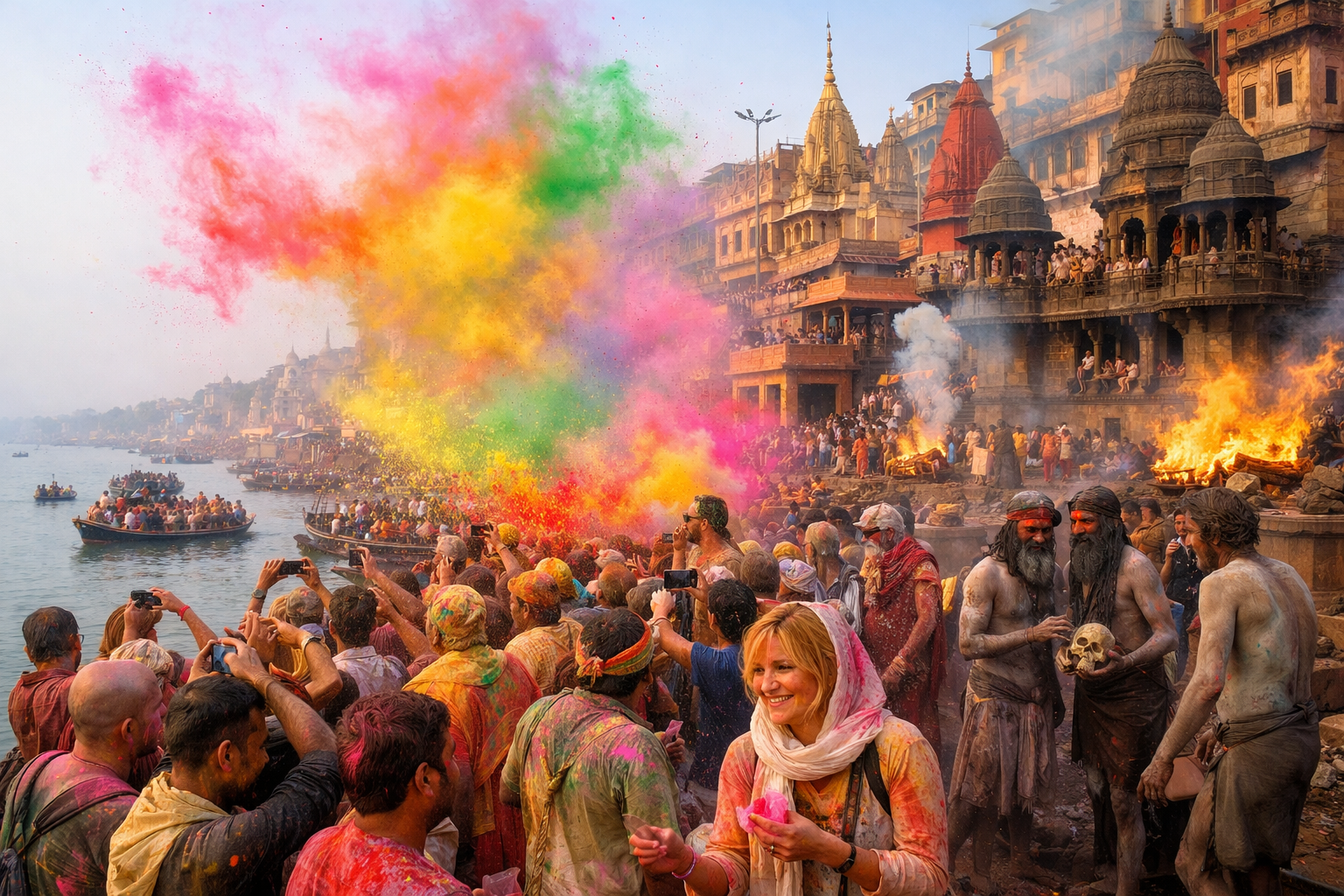Holi in Banaras (Varanasi) – Masan Holi, Rituals & Foreign Travel Guide